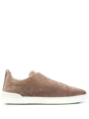 Zegna Round Toe Sneakers For Men
