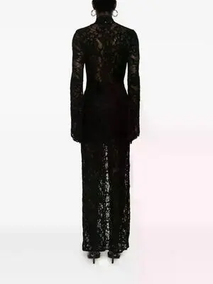 MANURI Sally Lined Ankle-length Dress - Black