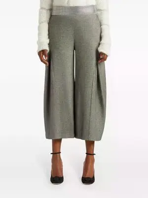 GENNY Wide-leg Cropped Trousers
