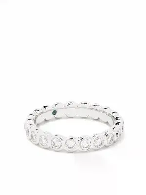 COURBET 18kt Recycled White Gold Ring With Laboratory-grown Diamond - Silver