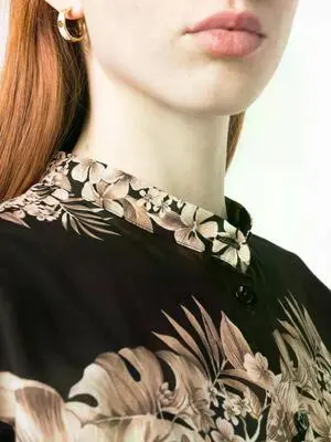 TWINSET Floral Print Shirt - Black