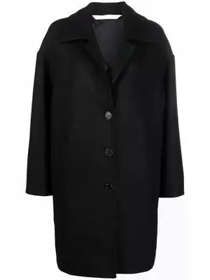 Palm Angels Logo-print Oversized Coat