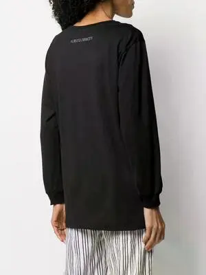 Alberta Ferretti Aquarius Crystal Embellished T-shirt