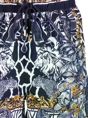 Camilla Graphic-print Elasticated Swim Shorts