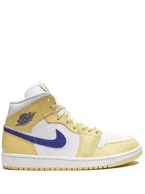 JORDAN Air 1 Mid Lemon Wash Sneakers - Yellow