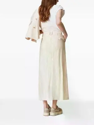 TWINSET Pinstripe Pattern Skirt