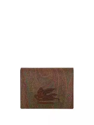 Etro Paisley-print Bi-fold Cardholder - Red