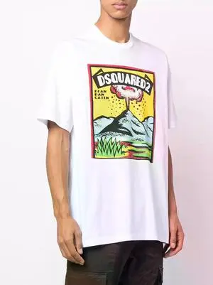 Dsquared2 Graphic-print Cotton T-shirt