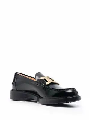 TOD'S Chain-plaque Loafers