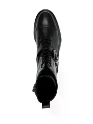 STUART WEITZMAN Maverick Bedford Moto Leather Boots