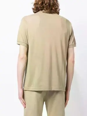 Lacoste Embroidered-logo Short-sleeve Polo Shirt - Brown