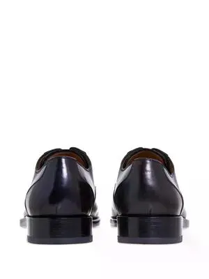 FERRAGAMO Tonal Toecap Leather Oxford Shoes
