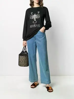 Alberta Ferretti Leo Crystal-embellished Jumper