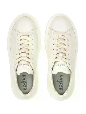 Hogan H-stripes Low-top Sneakers - White