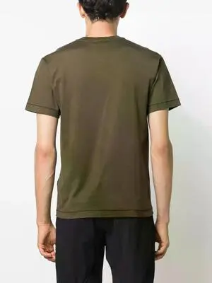 Stone Island Compass-patch Cotton T-shirt - Green