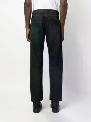 Off-White Arr Tab Logo-patch Tapered Jeans