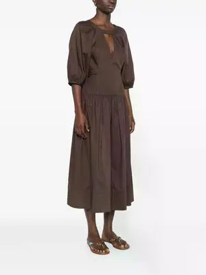 TWINSET Poplin Midi Dress