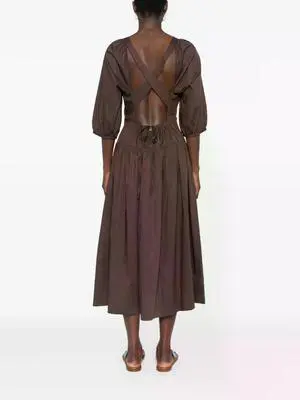 TWINSET Poplin Midi Dress