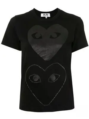 Play Comme Des Garcon Logo Print T-shirt