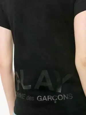 Play Comme Des Garcon Logo Print T-shirt