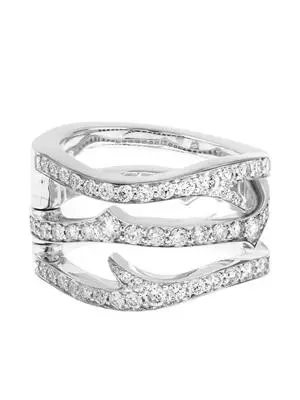 Stephen Webster 18kt White Gold Thorn Diamond Ring - Silver