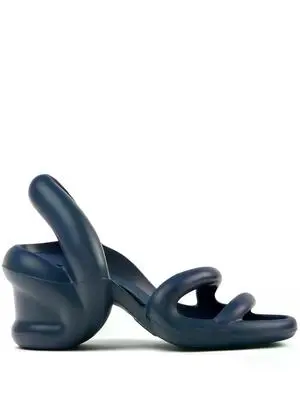 Camper Kobarah Sculpted Heel Slingback Sandals - Blue