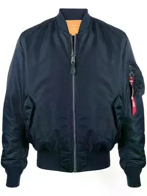 Alpha Industries Ma-1 Heritage Zip-up Bomber Jacket - Blue