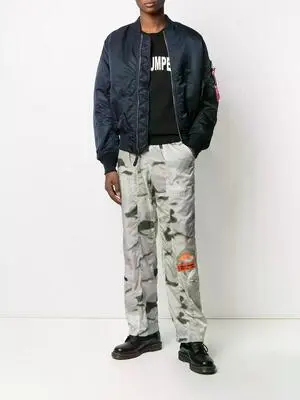 Alpha Industries Ma-1 Heritage Zip-up Bomber Jacket - Blue