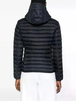 SAVE THE DUCK Logo-patch Padded Jacket - Black