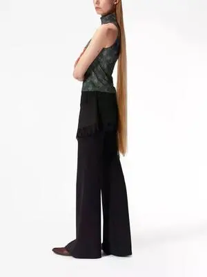 MARGHERITA MACCAPANI Kendra Monogram-jacquard Top