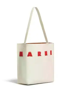 Marni Small Museo Shoulder Bag - White
