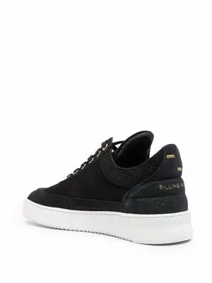 Filling Pieces Logo Low-top Sneakers - Black
