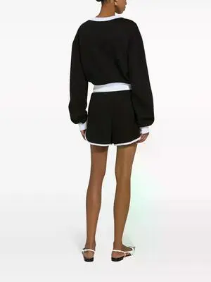 Dolce & Gabbana Logo-embroidered Drawstring-waistband Shorts