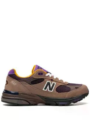 NEW BALANCE Made In Usa 993 'mushroom/midnight Violet' Sneakers - Brown