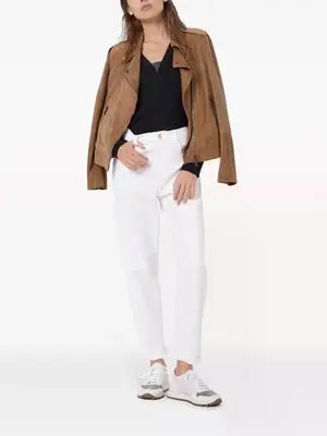 Brunello Cucinelli Monili-embellished T-shirt