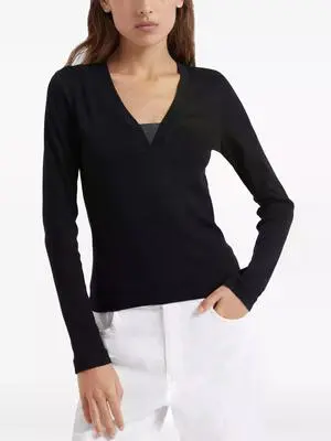 Brunello Cucinelli Monili-embellished T-shirt