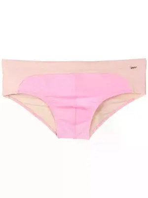 AMIR SLAMA Panelled Swim Trunks - Pink