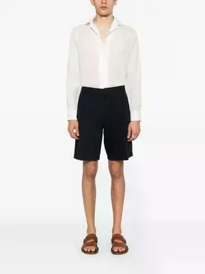 Brioni Classic-collar Linen Shirt