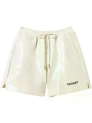 Twinset Logo Shorts For Women