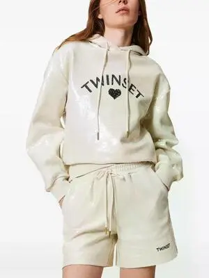 TWINSET Sequin-embellished Shorts