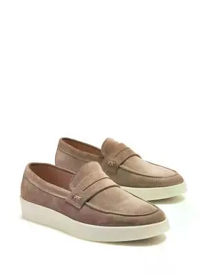 FORSA Armando Suede Loafers - Neutrals
