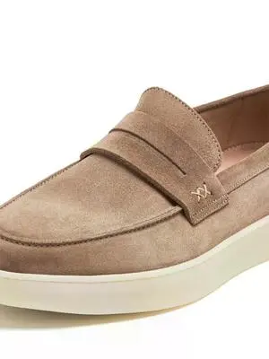FORSA Armando Suede Loafers - Neutrals