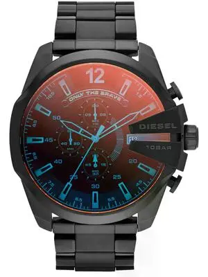 DIESEL® Mega Chief Chronograph Stainless Steel Watch - Red