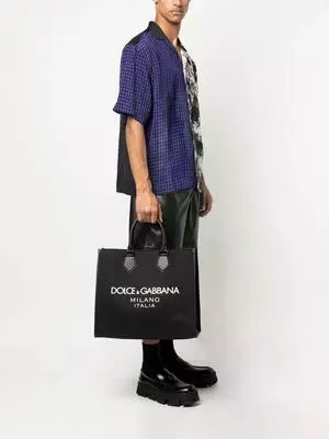 Dolce & Gabbana Logo-print Tote Bag - Black