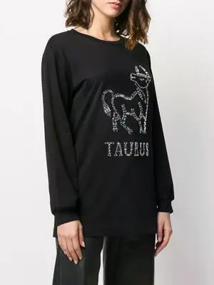 Alberta Ferretti Taurus Crystal-embellished Jumper