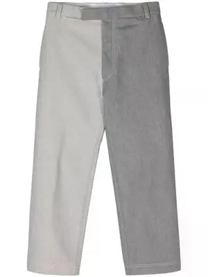 Thom Browne Two-tone Straight-leg Jeans