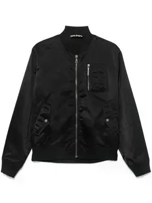 Palm Angels Curved-logo Bomber Jacket