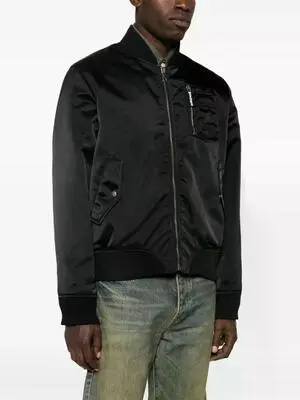 Palm Angels Curved-logo Bomber Jacket