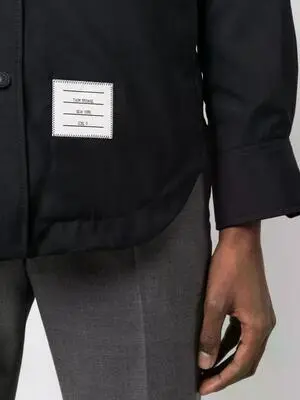 Thom Browne Stripe-detail Press-stud Shirt