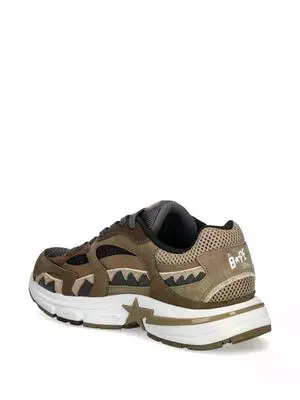 A BATHING APE Shark Sta Sneakers - Brown